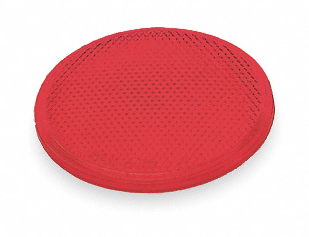 Round, Red, Reflector - 2VNC8|40052 - Grainger