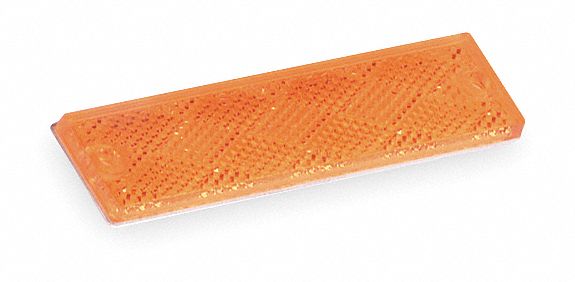 Rectangular, Amber, Reflector - 2VND8|40133 - Grainger