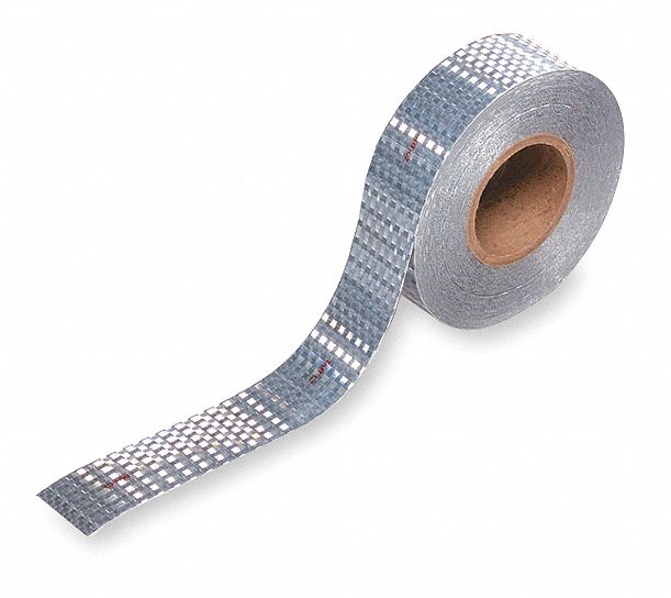 Reflective Stripe, 2 in Width, 150 ft Length - Grainger