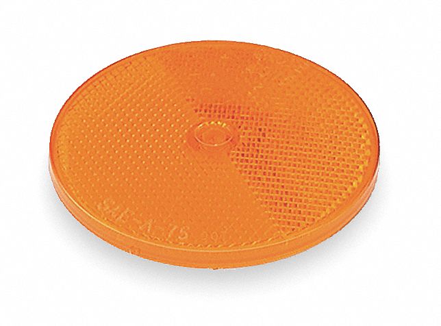 Round, Amber, Reflector - 2VNF6|41013 - Grainger