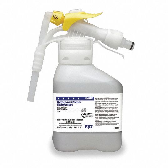 Bathroom Cleaner/Disinfectant, Hose End Sprayer Container Type, Citrus ...