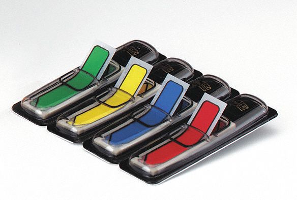 POST-IT, Assorted, 1/2 x 1 3/4 in, Sticky Arrows - 2VZF1|684-ARR3 ...