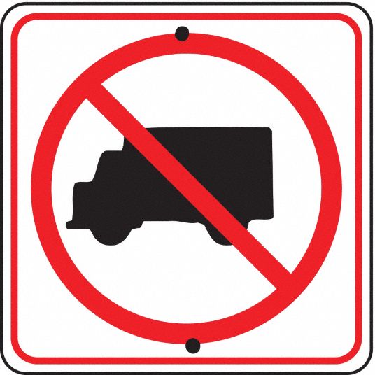 Traffic Sign, MUTCD Code R5-2, Square, Aluminum - Grainger