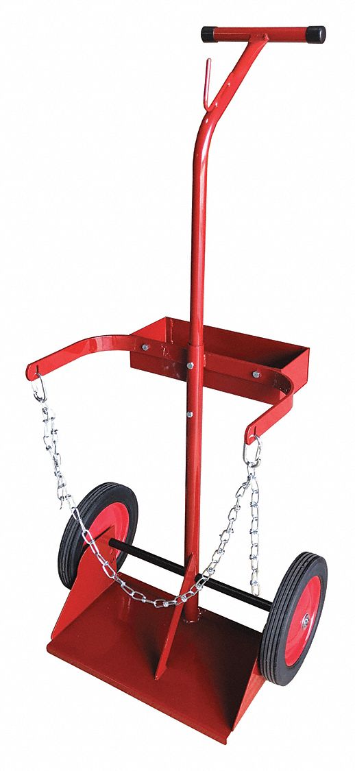 2 Cylinder Capacity, 225 lb Load Capacity, Welding Cylinder Hand Truck ...