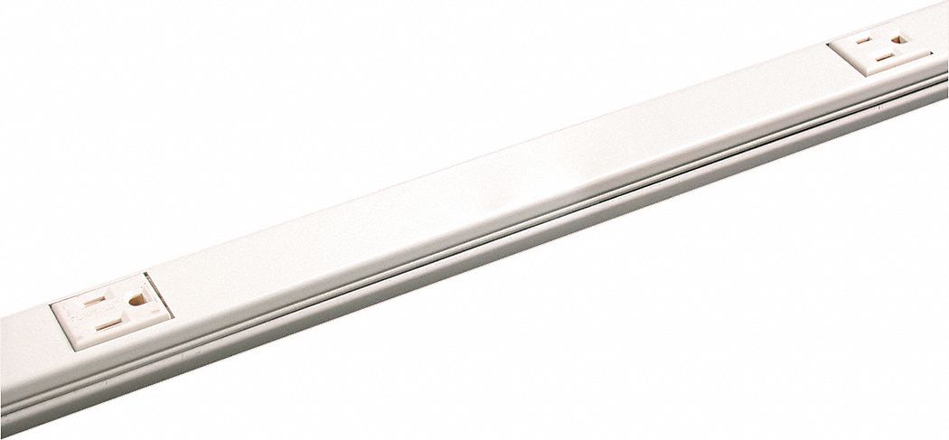 LEGRAND PREWIRED RACEWAY, 1 CIRCUITS, 5 OUTLETS, NEMA 5-15R, 5 FT L, 1 ...