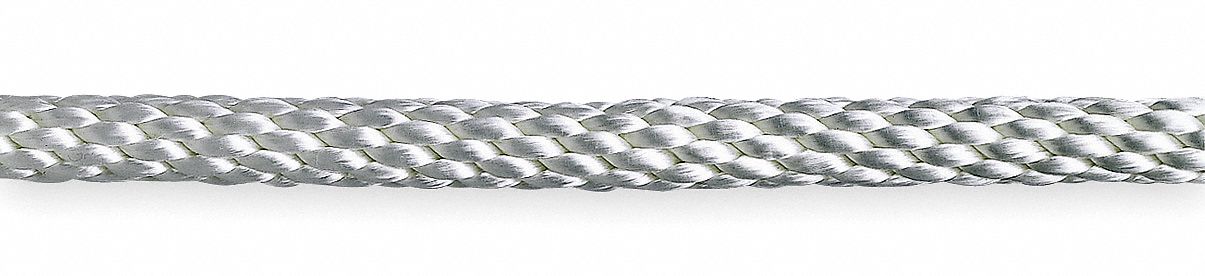 1/2 in dia. Nylon All Purpose General Utility Rope, White, 250 ft ...