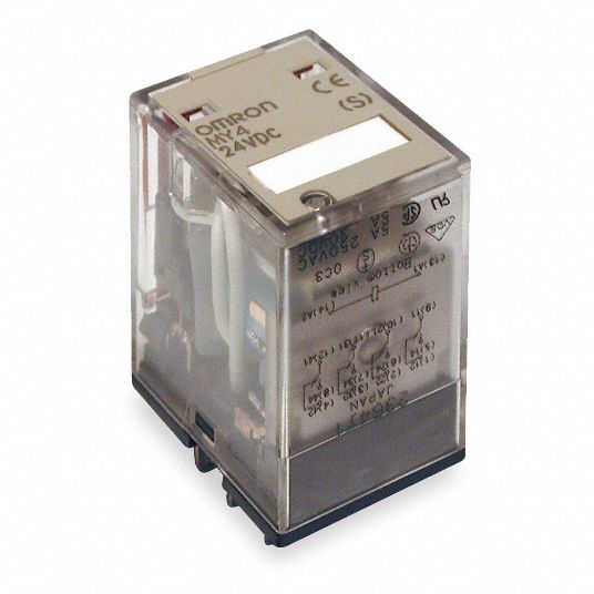 OMRON General Purpose Relay, 24V AC Coil Volts, 5A @ 240V AC Contact ...
