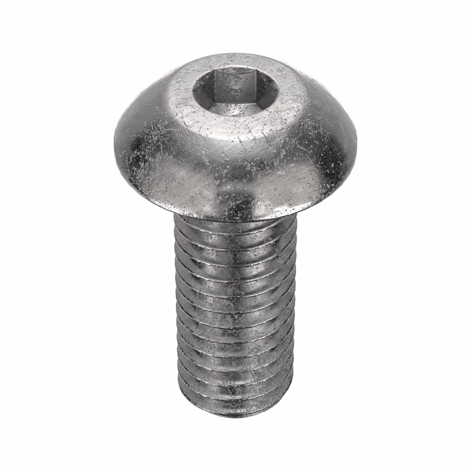 #10-32 Thread Size, 1/2 in Lg, Socket Head Cap Screw - 2WB94|U51130.019 ...