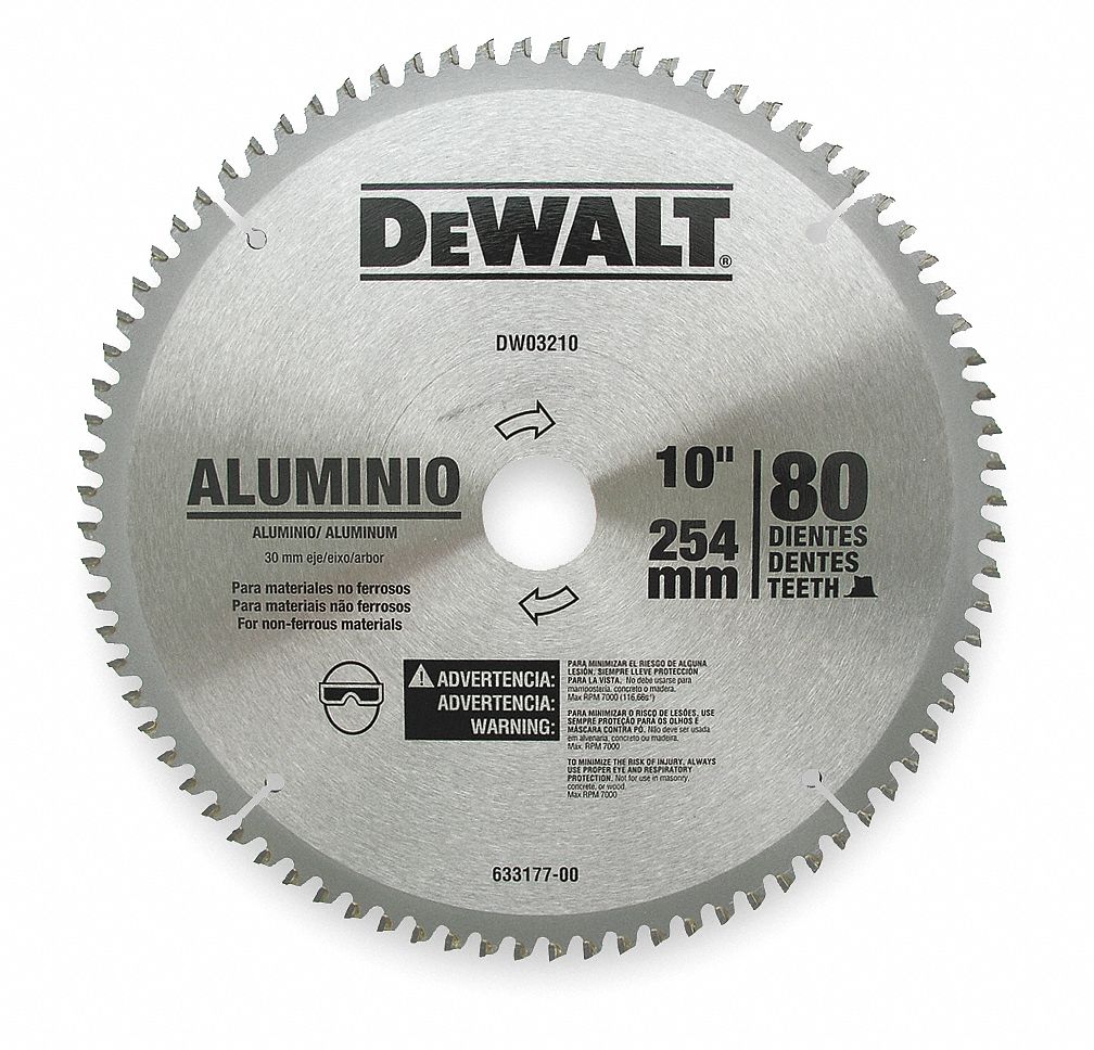DEWALT Disco de Sierra Circular, 10", 30mm, Redonda, Carburo - 2WCM1 ...