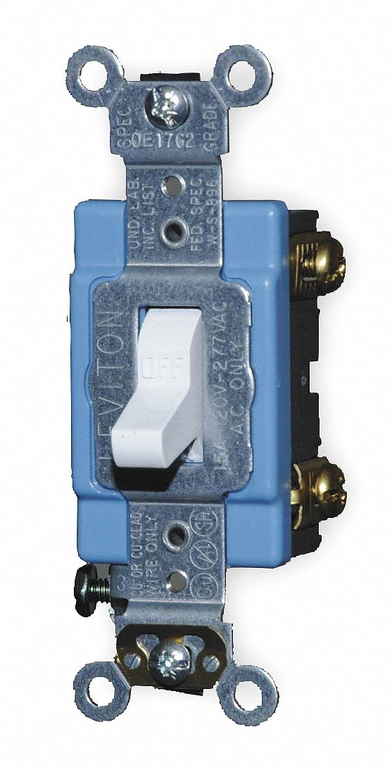 Wall Switch, 1-Pole, Maintained, Toggle - Grainger