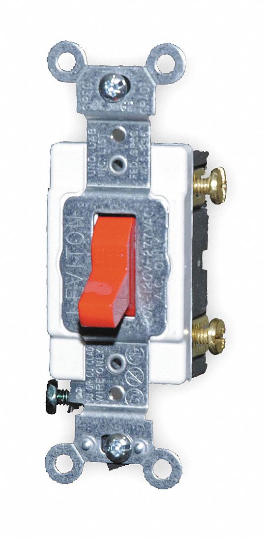 Wall Switch, 1-Pole, Maintained, Toggle - Grainger