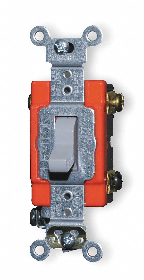Wall Switch, 3-Way, Maintained, Toggle - Grainger