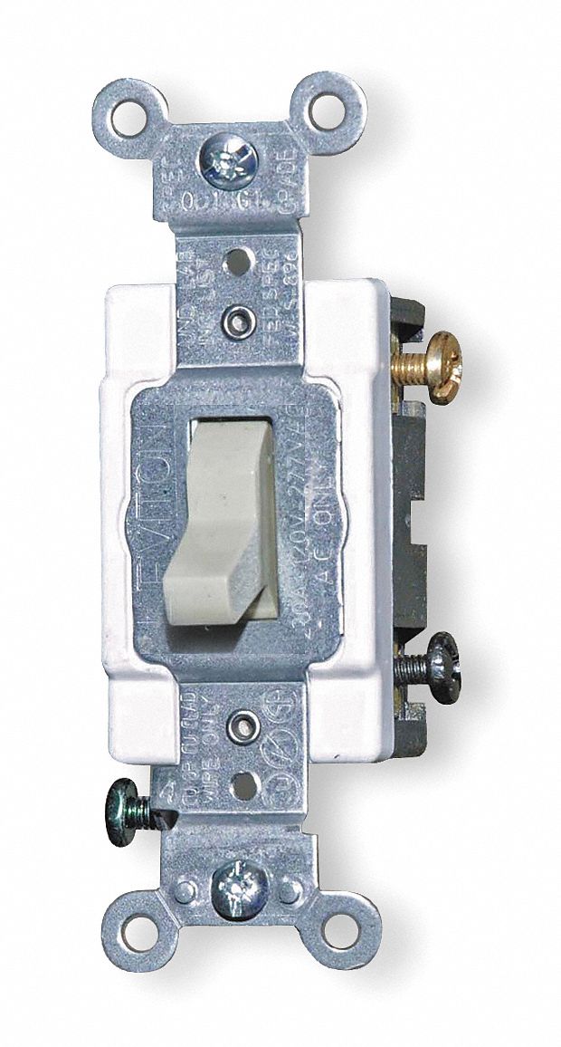 Wall Switch, 3-Way, Maintained, Toggle - Grainger
