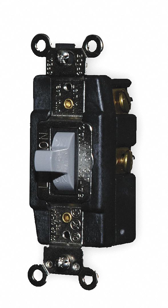 Wall Switch, 1-Pole, 3 Position, Center Off, Momentary, Toggle - Grainger