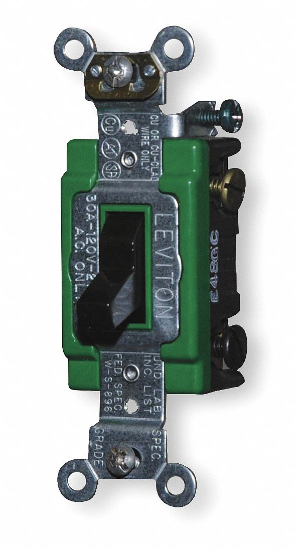 Wall Switch, 3-Way, Maintained, Toggle - Grainger