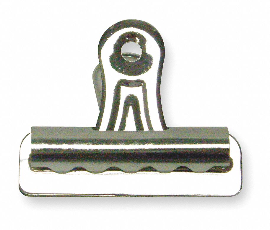 Metal, Silver, Bulldog Clip - 2WFV7|2WFV7 - Grainger