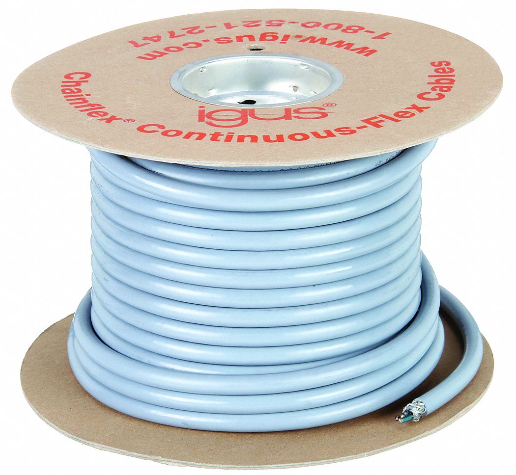 CHAINFLEX, 16 AWG Conductor Size, 3 Conductors, Control Cable - 2WGT9 ...