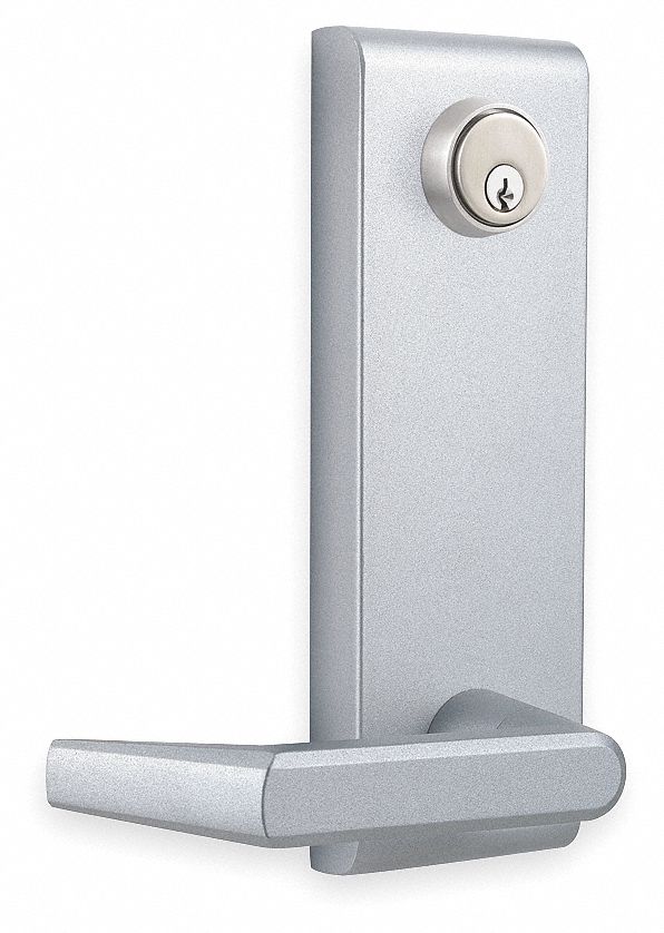 DORMAKABA, 36 in Max Door Wd, Aluminum, Mechanical Exit Device Trim ...