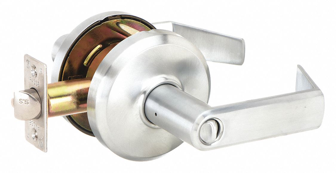 DORMAKABA, Office Lever Locksets, Chrome, Door Lockset - 2WHJ2 ...