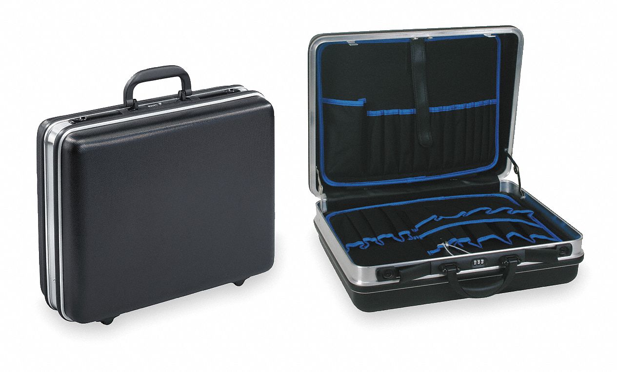 Tool Case, Black, ABS - Grainger
