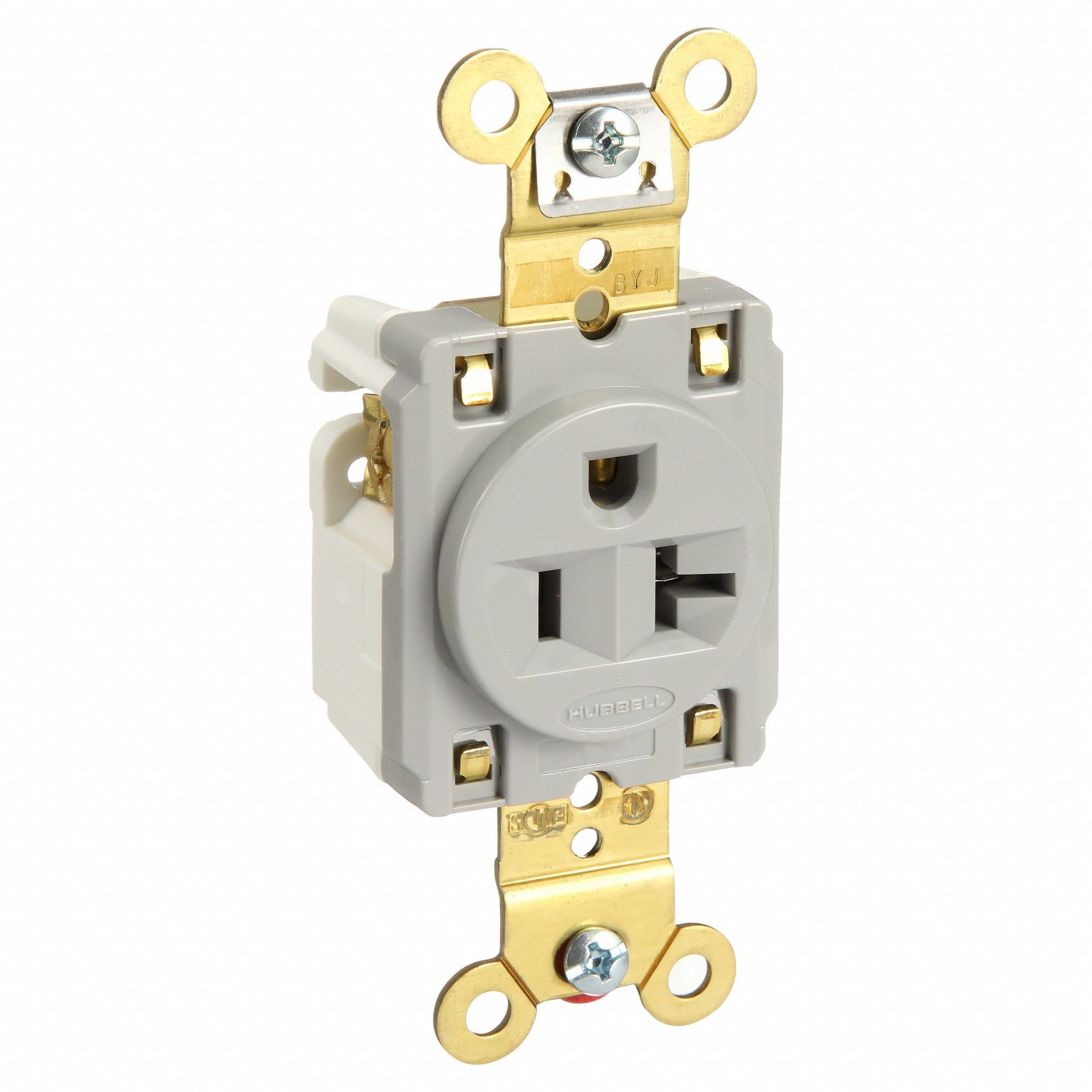 HUBBELL, Single, 5-20R, Receptacle - 2WMT3|HBL5361GRY - Grainger