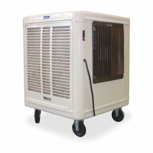 Portable Evaporative Cooler, 3,600/2,300 cfm - Grainger