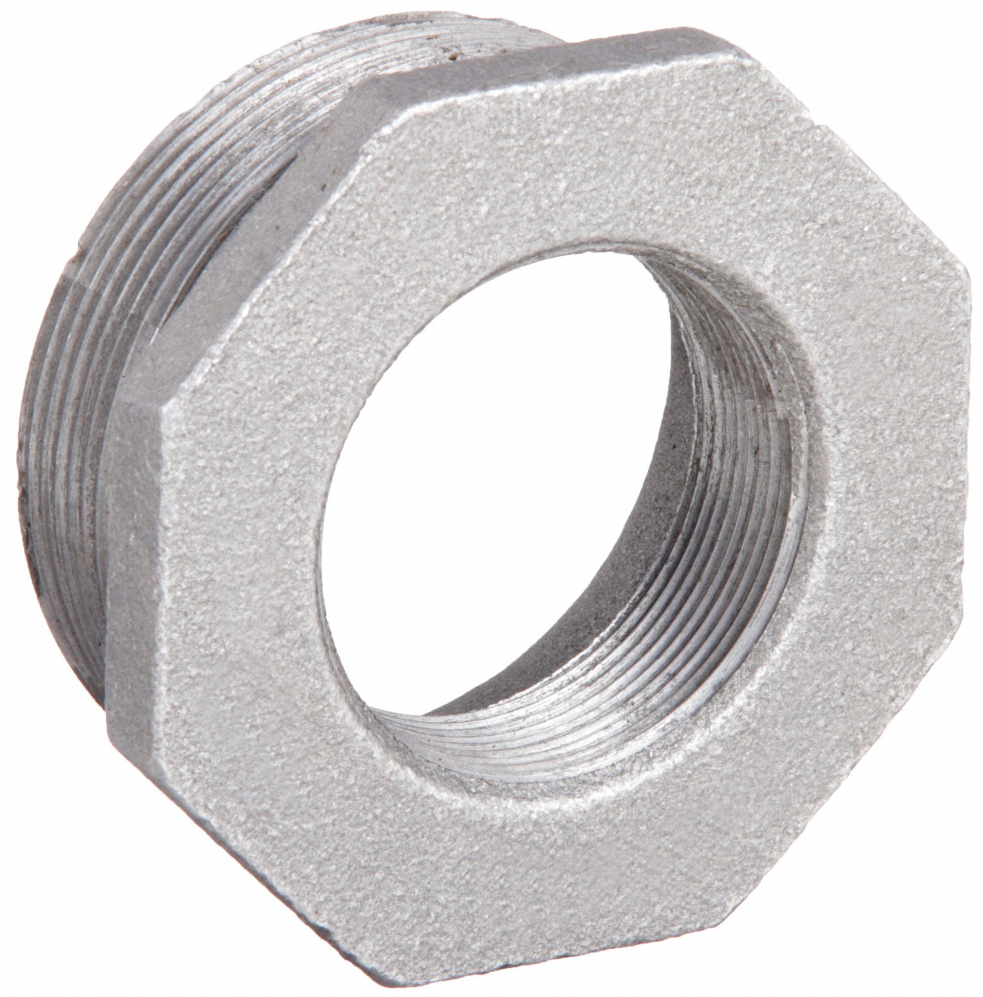 Malleable Iron, 2 1/2 in x 2 in Fitting Pipe Size, Hex Bushing - 2WV18 ...