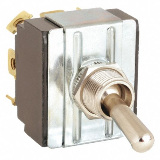 CARLING TECHNOLOGIES Toggle Switch, Number of Connections: 9, Switch ...