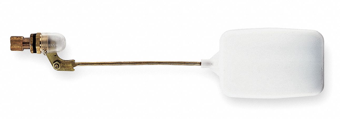 1/4 in Float Valve Assembly, 11 in x 1 in Length and Mounting Size ...