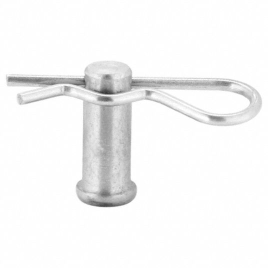 Inch, 1/2 in Pin Dia, Clevis Pin,1.25 in L,SS 0.5 in dia - 2XAL8|WWG ...