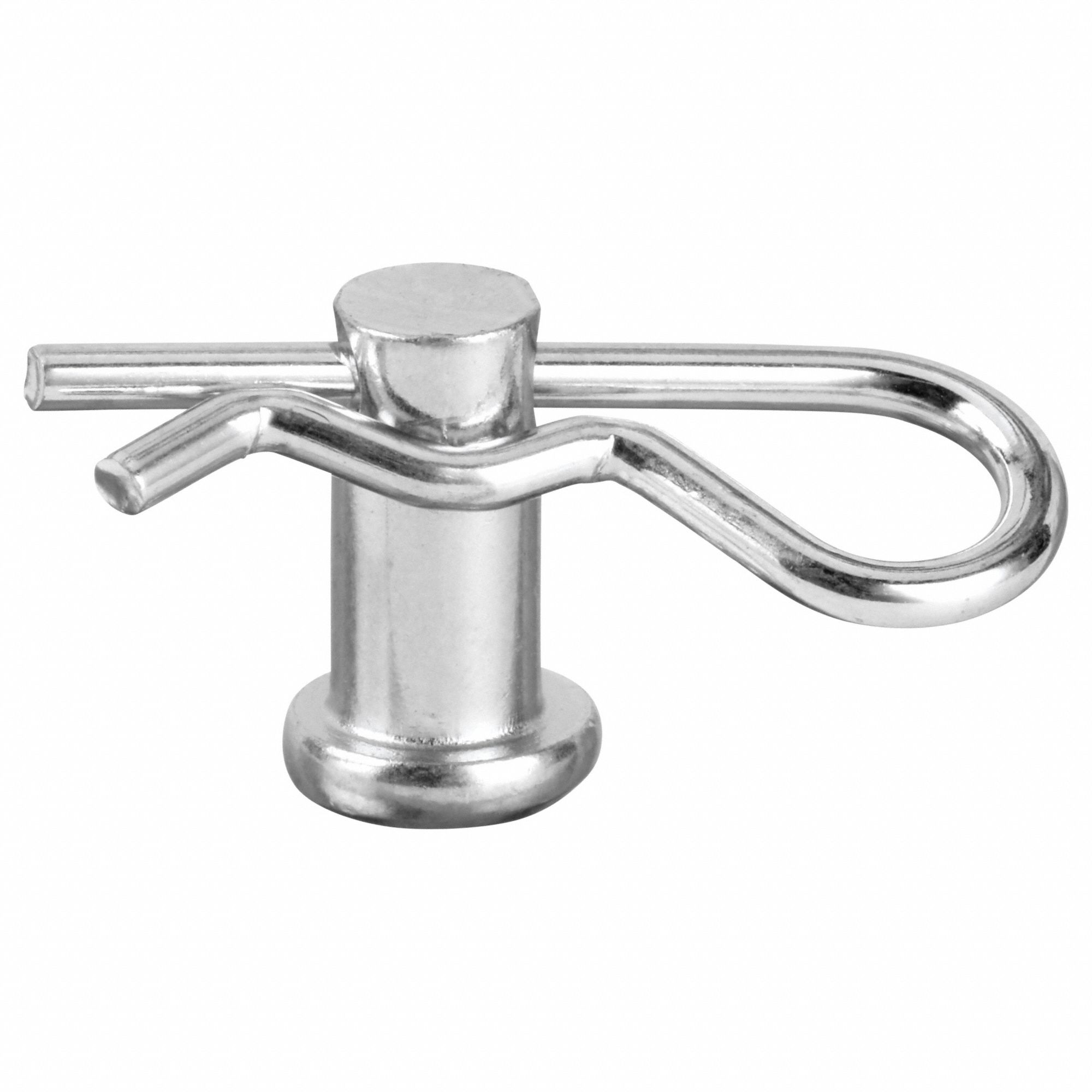 Inch, 1/4 in Pin Dia, Clevis Pin,0.5 in L 0.25in dia,PK10 - 2XAP7|WWGCLPZBP048 - Grainger