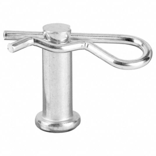 Inch, 1/4 in Pin Dia, Clevis Pin,0.75 in L 0.25in dia,PK10 - 2XAP8 ...