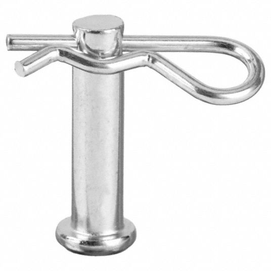 Inch, 1/4 in Pin Dia, Clevis Pin,1 in L,Steel 0.25 in dia,PK10 - 2XAP9 ...