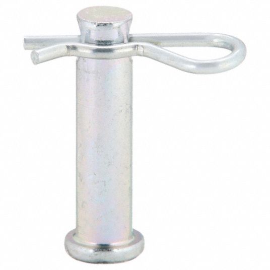 Inch, 5/16 in Pin Dia, Clevis Pin,1.25 in L 0.313in dia,PK10 - 2XAR5 ...
