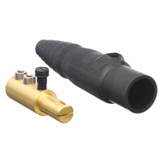 Male Plug, 400 A, Connector - 2XB40|HBL400MBK - Grainger