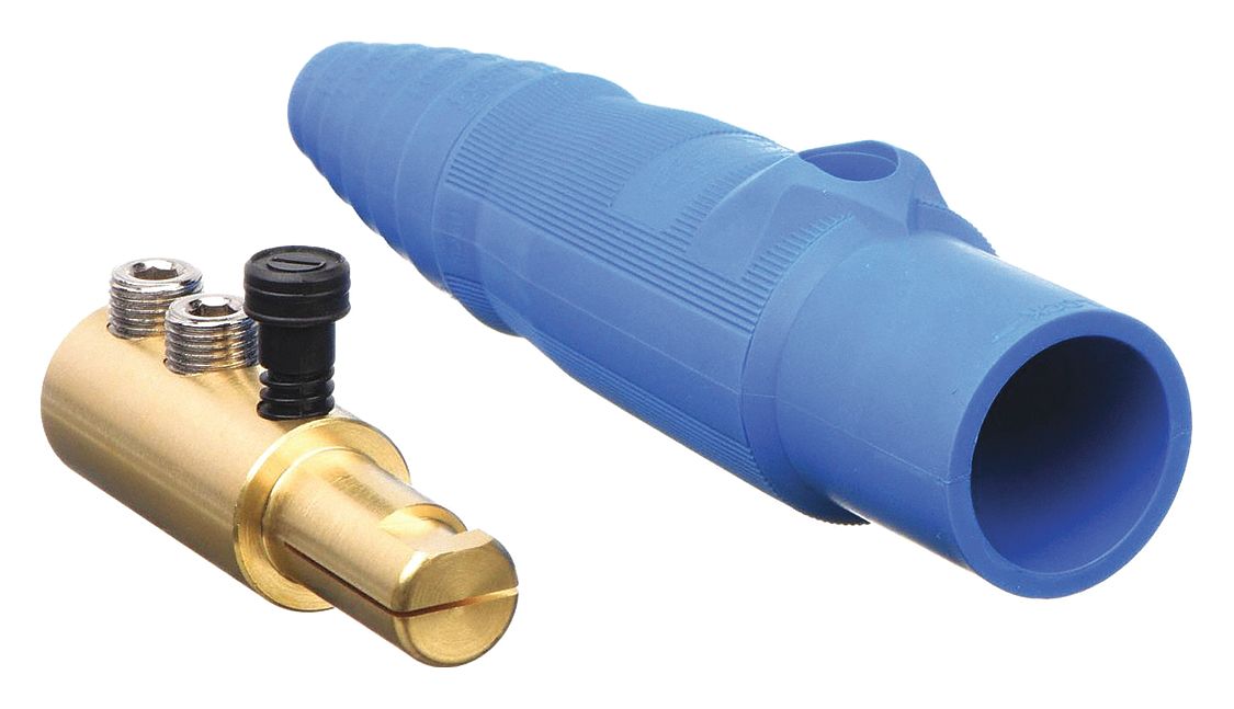 Male Plug, 400 A, Connector - 2XB41|HBL400MBL - Grainger