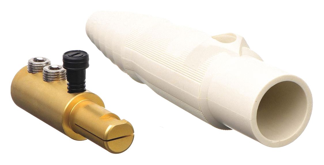 Male Plug, 400 A, Connector - 2XB44|HBL400MW - Grainger