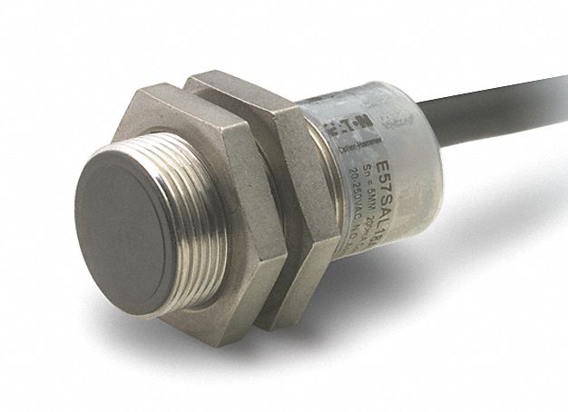 EATON, Built-in Connector, Shielded, Inductive Cylindrical Proximity Sensor - 2XDD9|E57SBL18A4SA ...