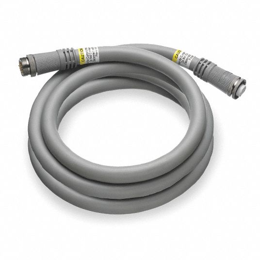 Cable: Double Ended, 30 A Amps AC, 4-Wire, 10 ft Cord Lg (Ft.) - Grainger