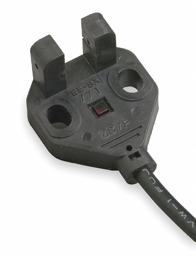 OMRON Sensor Fotoeléctrico,0.8 plg L,5 a 24VCD - 2XEL7 | EE-SX771 ...