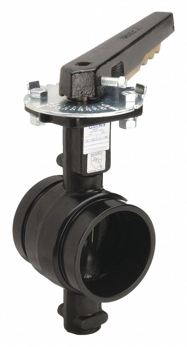 GRUVLOK, 2 in Pipe Size, 300 psi Max. Pressure (CWP), Butterfly Valve ...