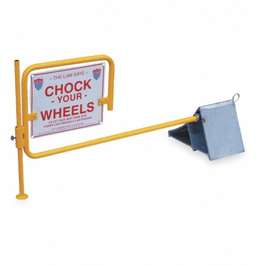 10 1/2 in Overall Lg, 7 1/2 in Overall Wd, Wheel Chock - 2XHZ2|2XHZ2 ...