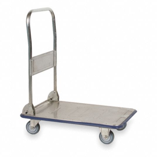 Folding Handle Platform Truck, 770 lb Load Capacity - Grainger