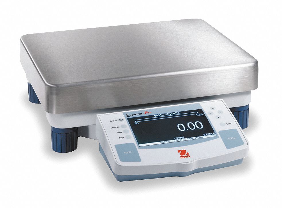 High Capacity Balance Scale, LCD Scale Display, Weighing Units g - Grainger
