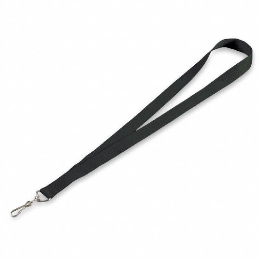 Flat Neck Cord,Black,PK10 - Grainger
