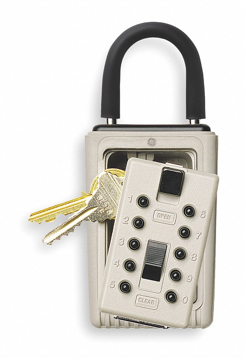 KIDDE Lock Box Push Button 3 Key Capa Mounting Type Padlock 2XLC1 1350 Grainger