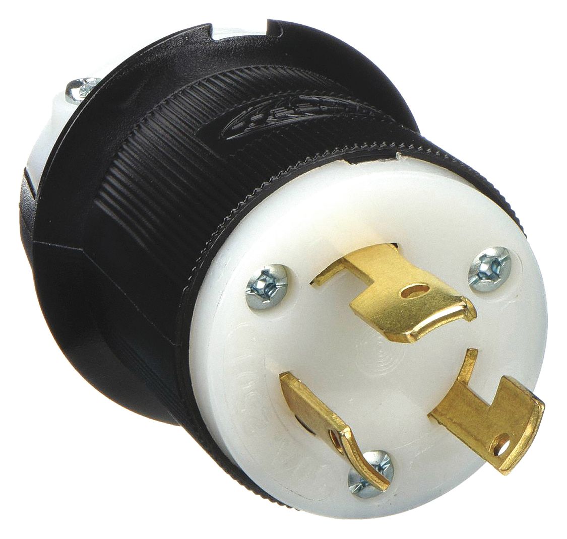 30 A, 250V AC, Locking Plug - 2XTF2|HBL3331GC - Grainger