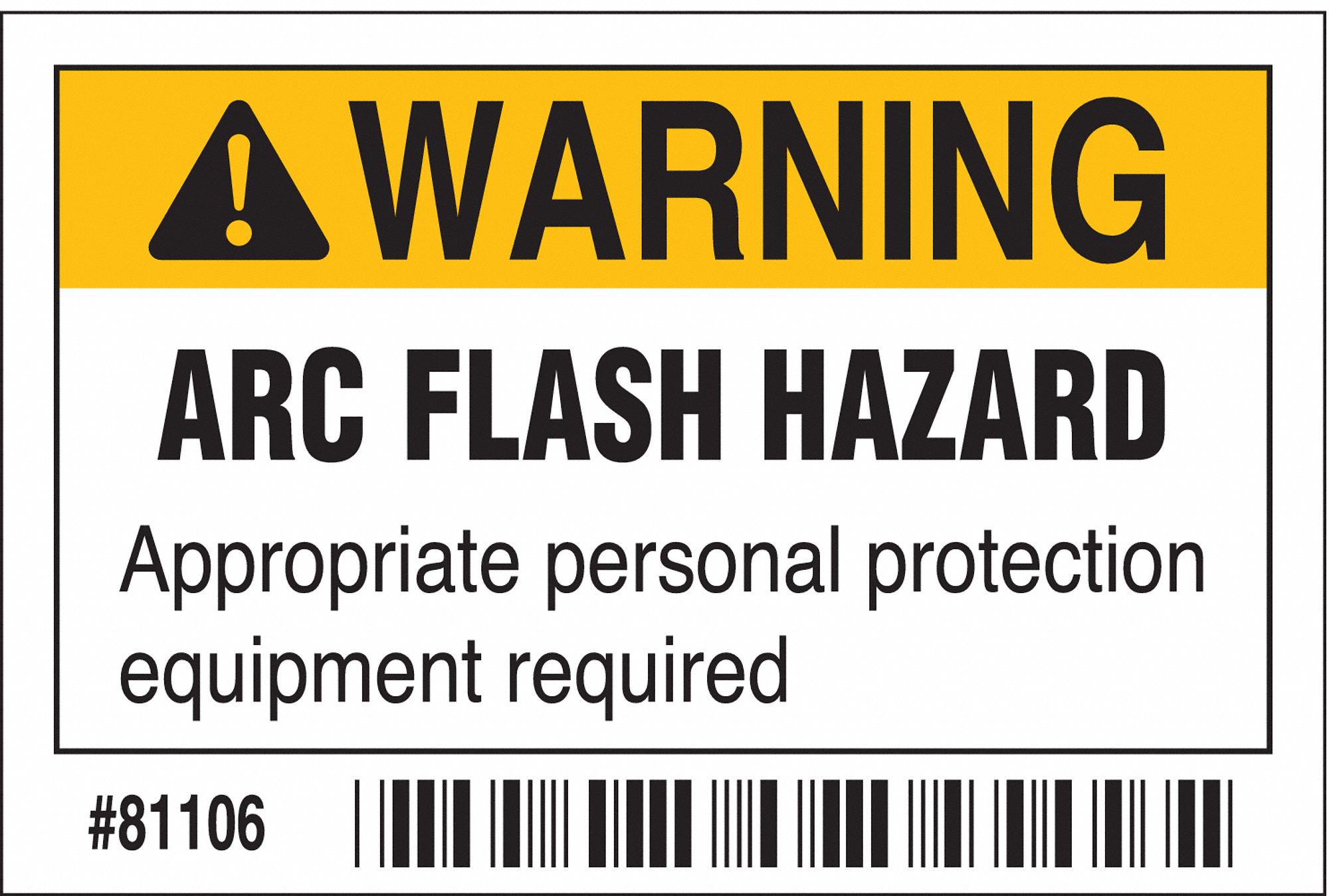 Polyester, Adhesive Sign Mounting, Label - 2XU79|81106 - Grainger