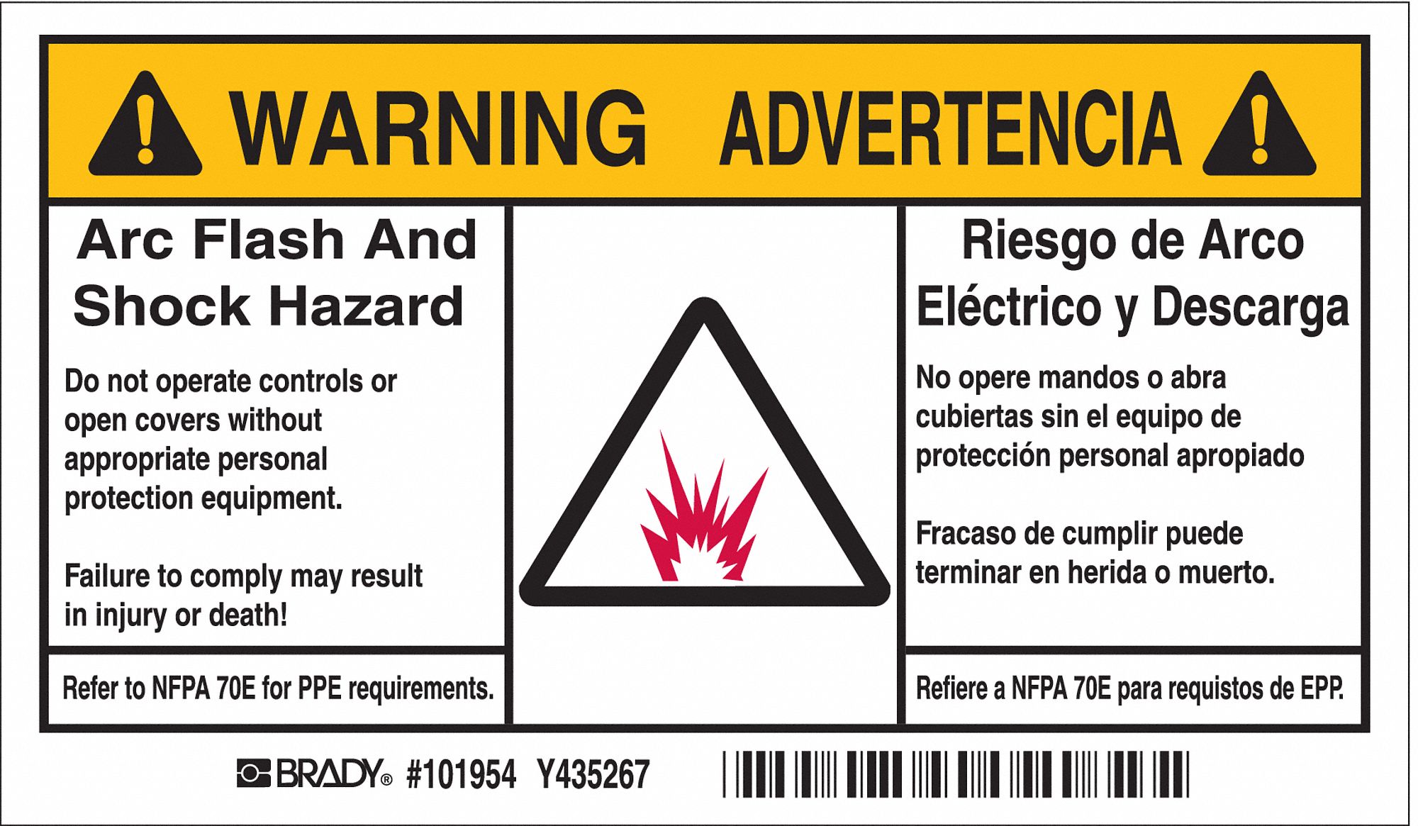 Polyester, Adhesive Sign Mounting, Label - 2XU84|102311 - Grainger