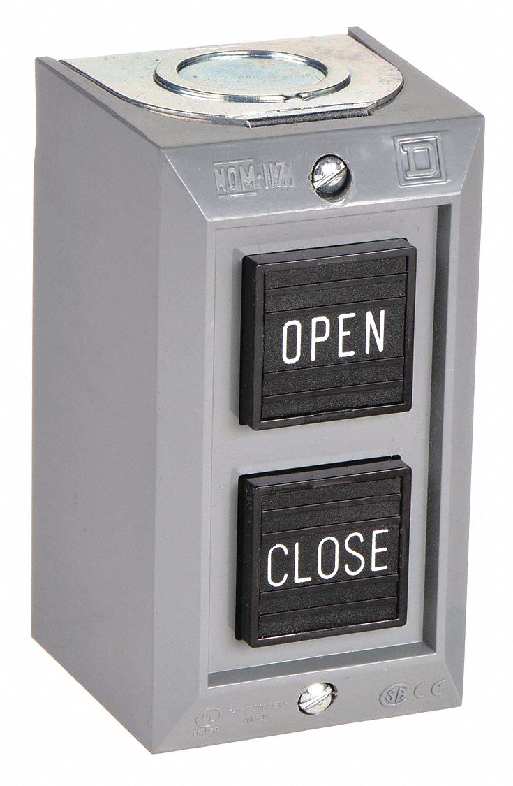 SQUARE D, (2) Push Buttons, 0 Pilot Lights, Control Station - 2XVF8|9001BG207 - Grainger